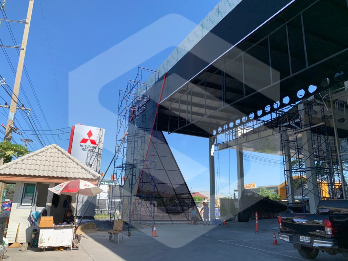 Mitsubishi Ayutthaya_210406_0 | รับสร้างโรงงานสำเร็จรูป ออกแบบ ผลิต ...