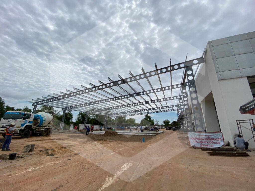 Mitsubishi mukdahan_210406_12 | รับสร้างโรงงานสำเร็จรูป ออกแบบ ผลิต ...